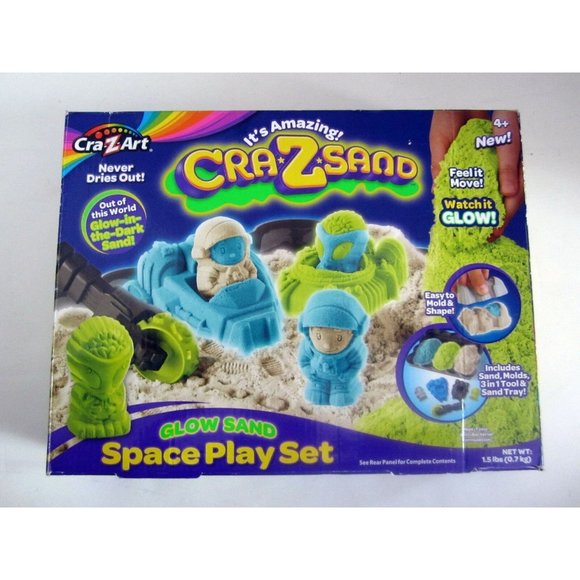 Toys | Cra Z Sand Space Play Set Glow Sand New | Poshmark